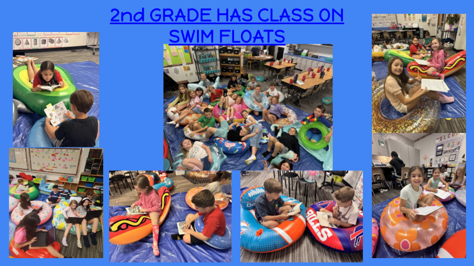 2nd GRADE HAS CLASS ON SWIM FLOATS | Post Details