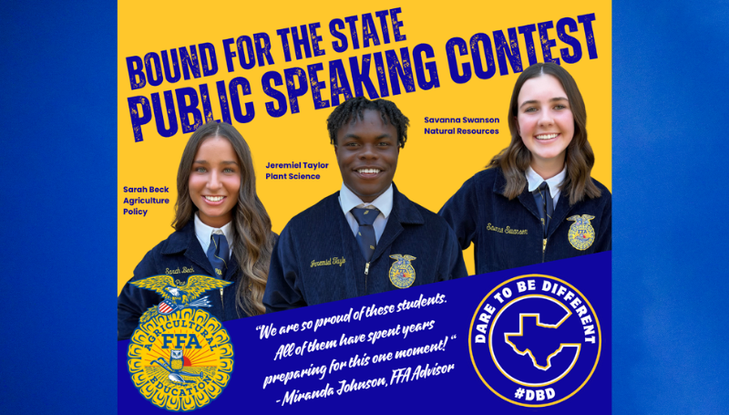 CHS trio advances to state FFA speaking competition | Post Details