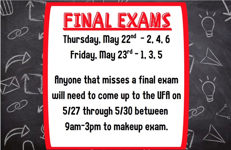 Freshman Finals This Thursday & Friday | Campus Life Details