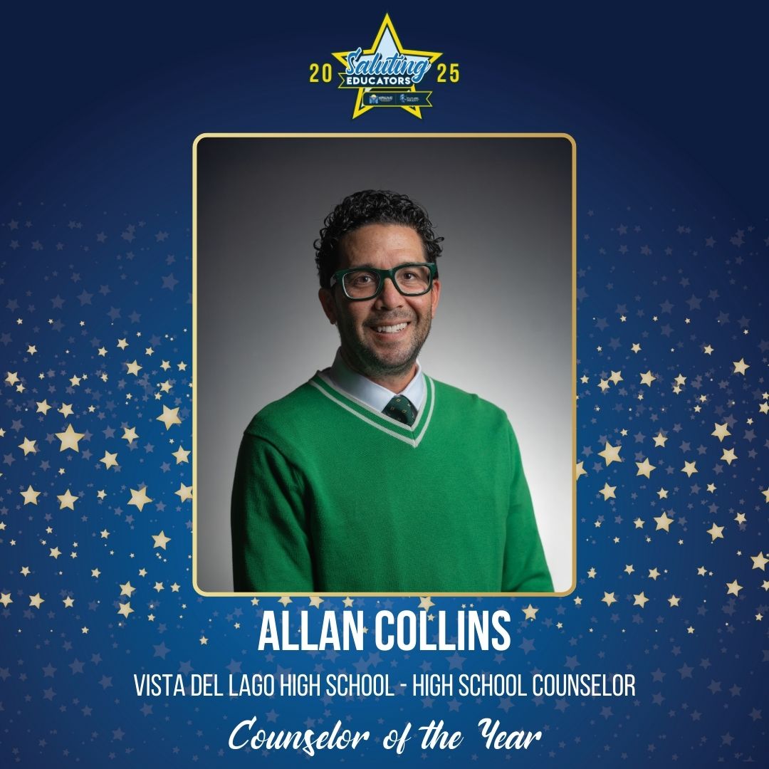 2025 Saluting Educator (Counselor): Allan Collins | News Details