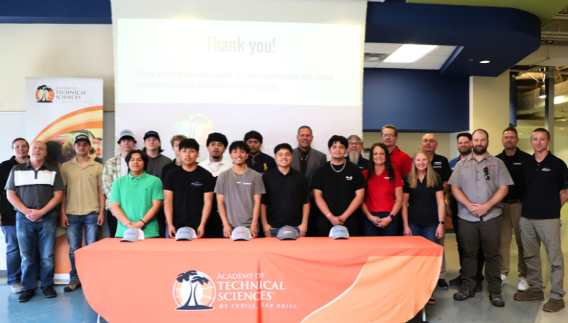 11 GISH Students Sign for Registered Apprenticeships in the Technical ...