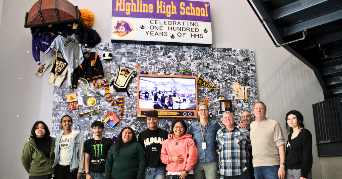 HHS Students Unveil Centennial Mural — and Their Talents — at Arts ...