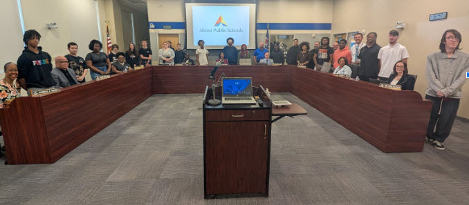 APS Students Build Lasting Legacy with New Board Room Table | News Detail