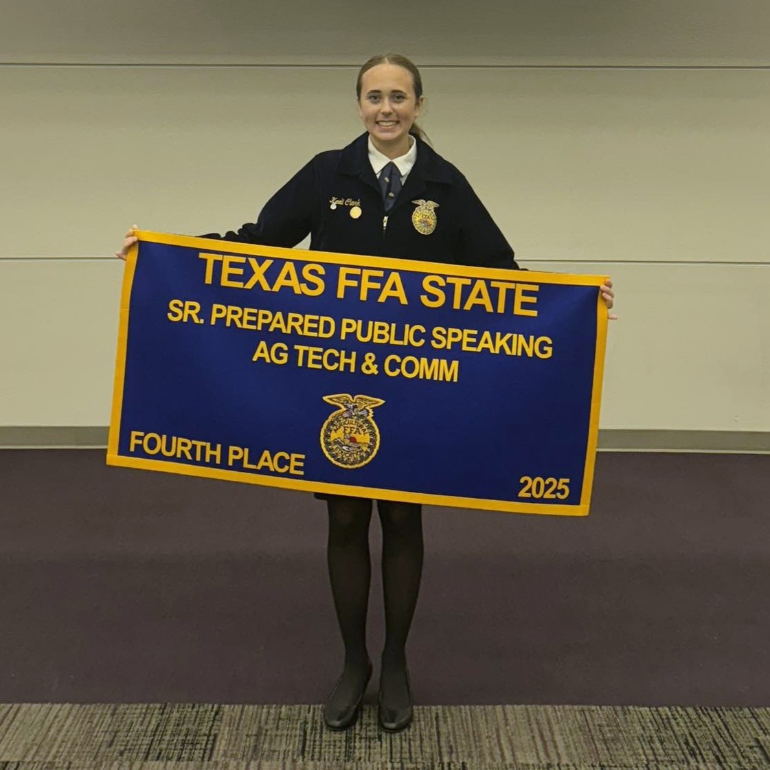 Joshua FFA student nabs banner at State FFA Public Speaking Contest ...