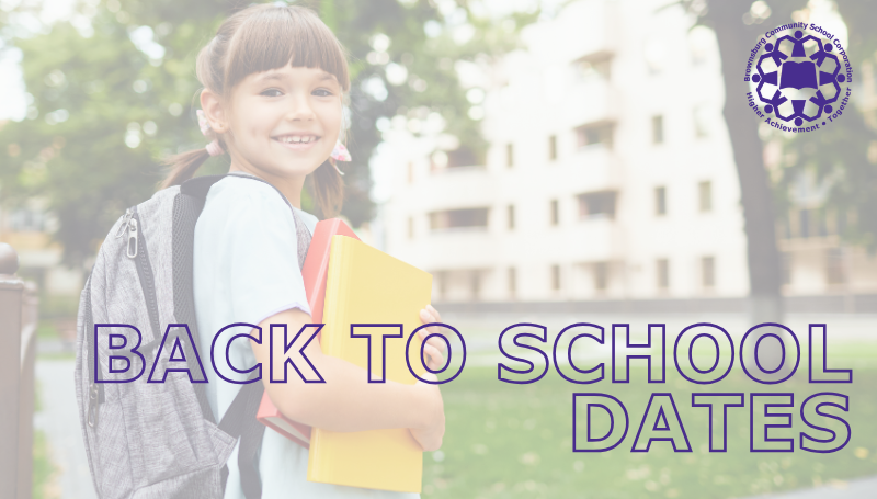 Back to School Dates for 25-26 School Year | News Details