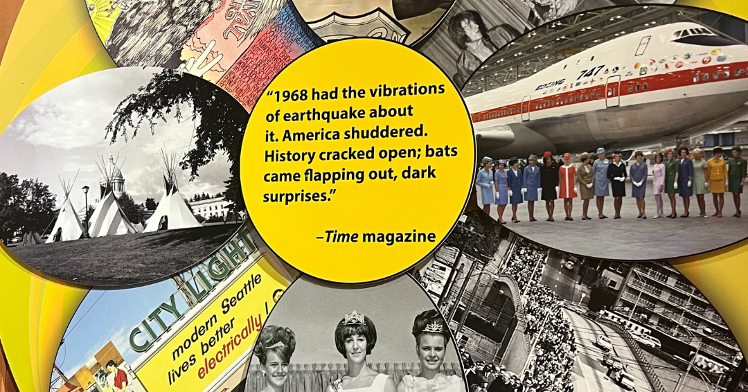 1968 – The Year That Rocked Washington | Karshner Museum Exhibits