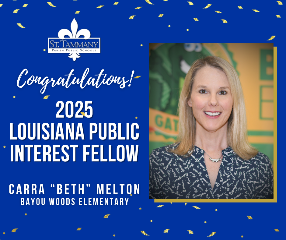 Bayou Woods Elementary’s Carra “Beth” Melton Named 2025 Louisiana ...