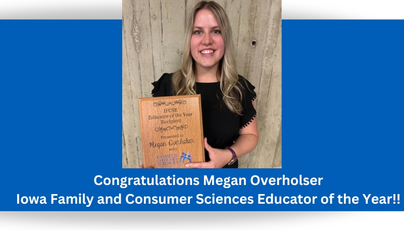 Congratulations Megan Overholser For Being Named the Iowa Family ...