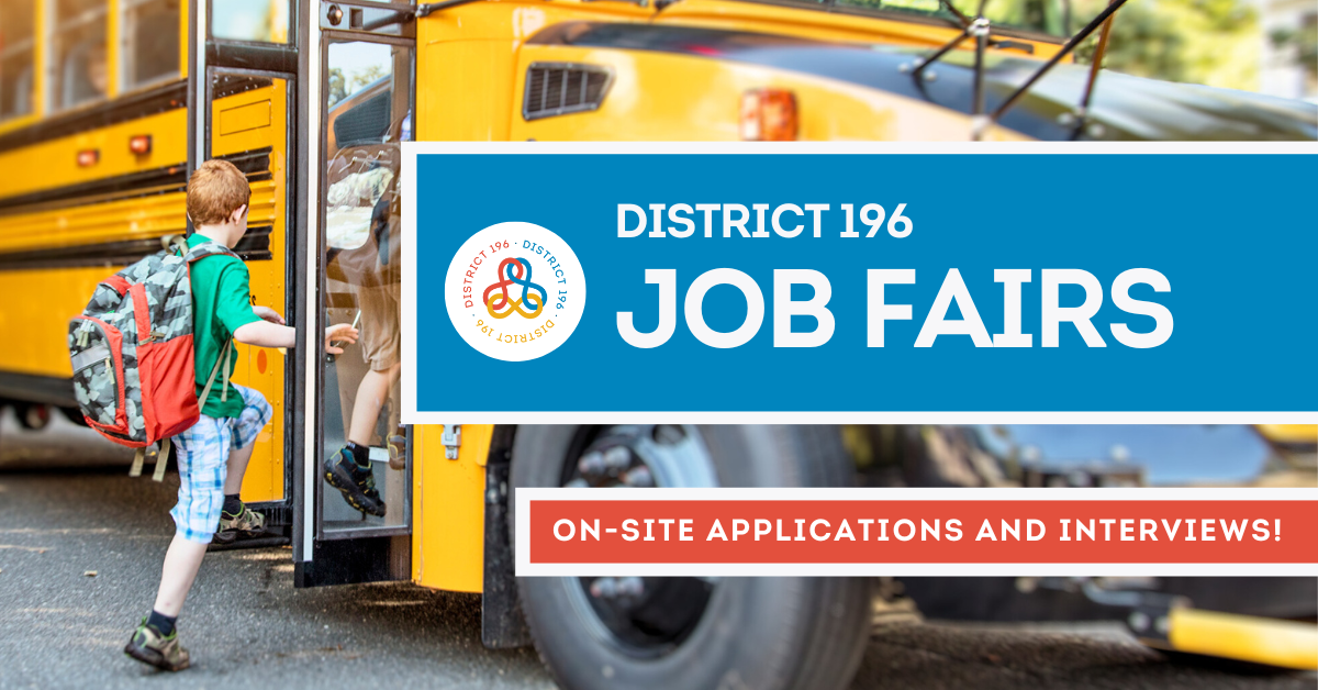 Attend a District 196 Job Fair! | Spotlight Article