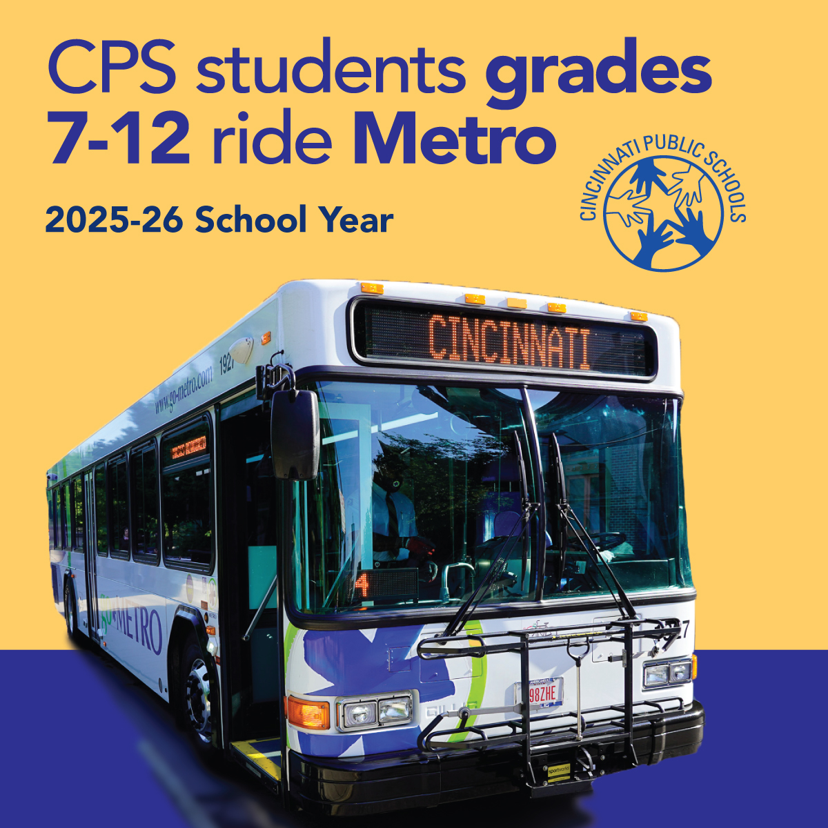 CPS Students Grades 7-12 Ride Metro | Default News Page