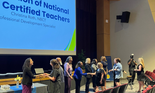 CMS educators celebrate National Board Certification | Post Details