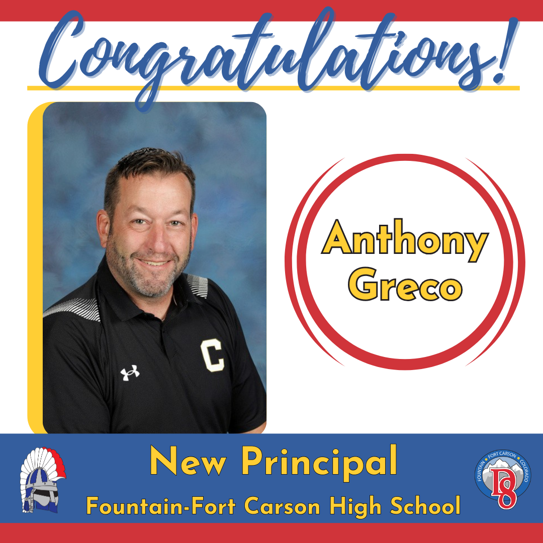New Principal at Fountain-Fort Carson High School | News Details