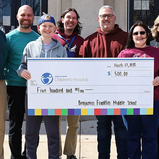 Student Inspires Franklin Middle Staff to Raise $500 for Children’s ...