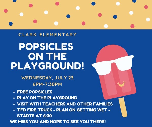 Roy Clark Elementary To Host Popsicles on the Playground, Free ...