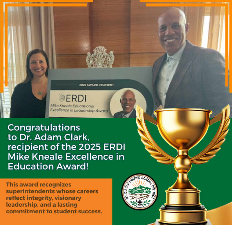 MDUSD Superintendent Dr. Adam Clark receives Excellence in Education ...