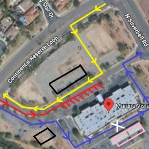 MVA Traffic Flow/Parking Map | MHS News Details