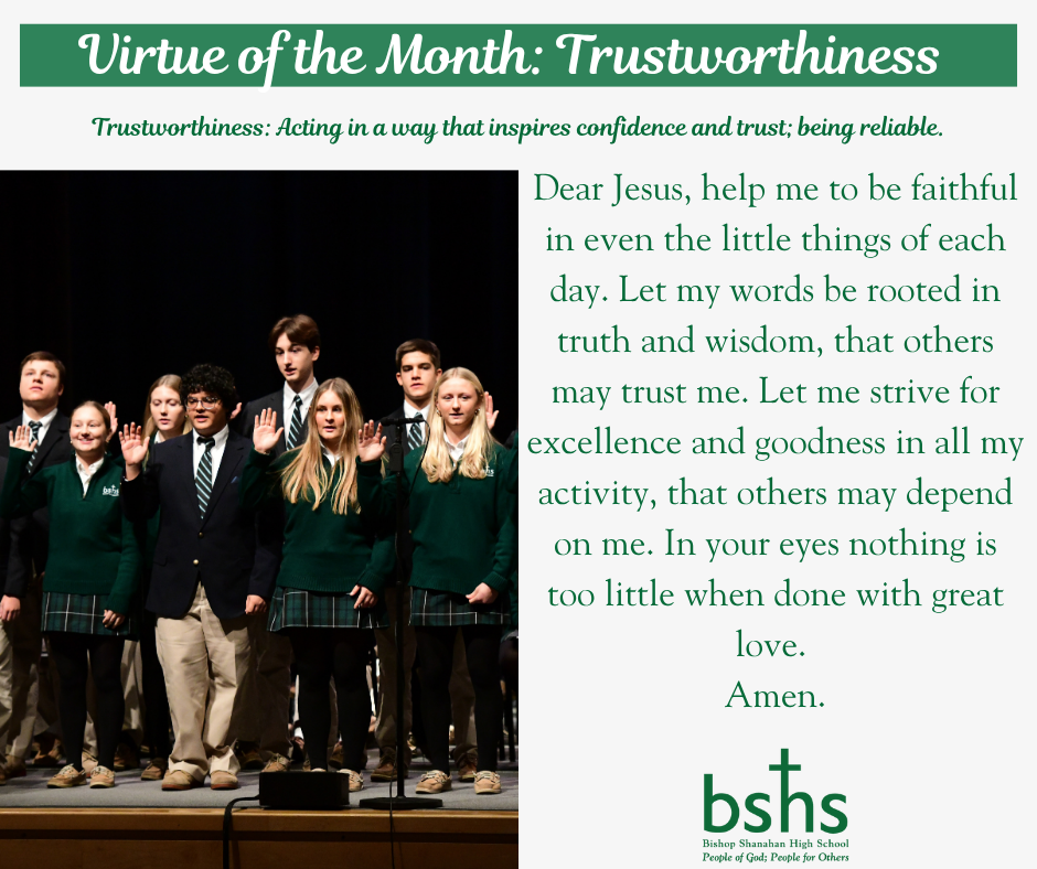 December Virtue of the Month: Trustworthiness | News