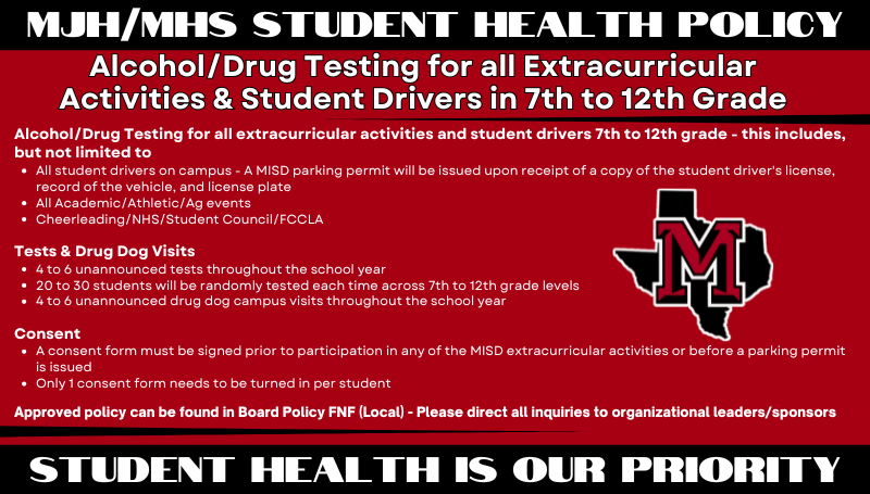 MJH & MHS Student Health Policy | Post Details