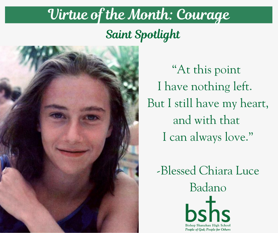 January Virtue of the Month: Courage & Blessed Chiara Luce Badano | News