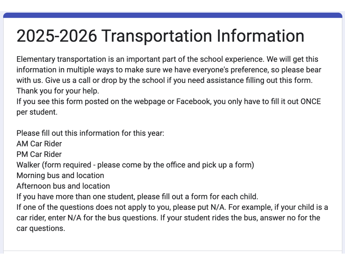 2025-26 West Transportation Information Form | Post Details