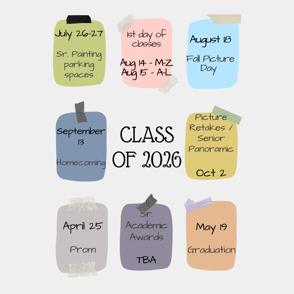 Class of 2026 - Important Dates | News & Announcements Details Page