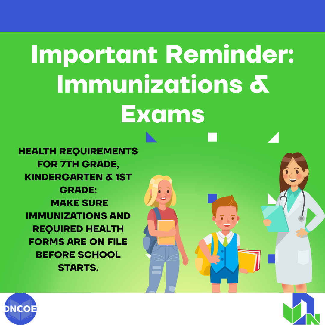 Important Reminder: Immunizations & Exams | News Detail