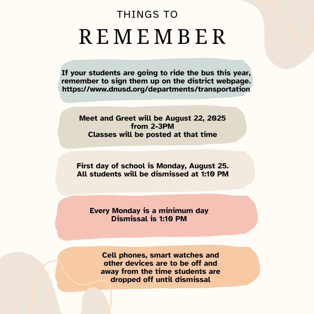 Things To Remember Template