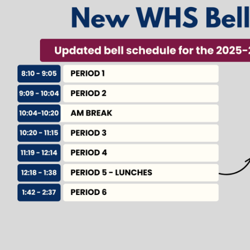 WHS Updated Bell Schedule | Post Details