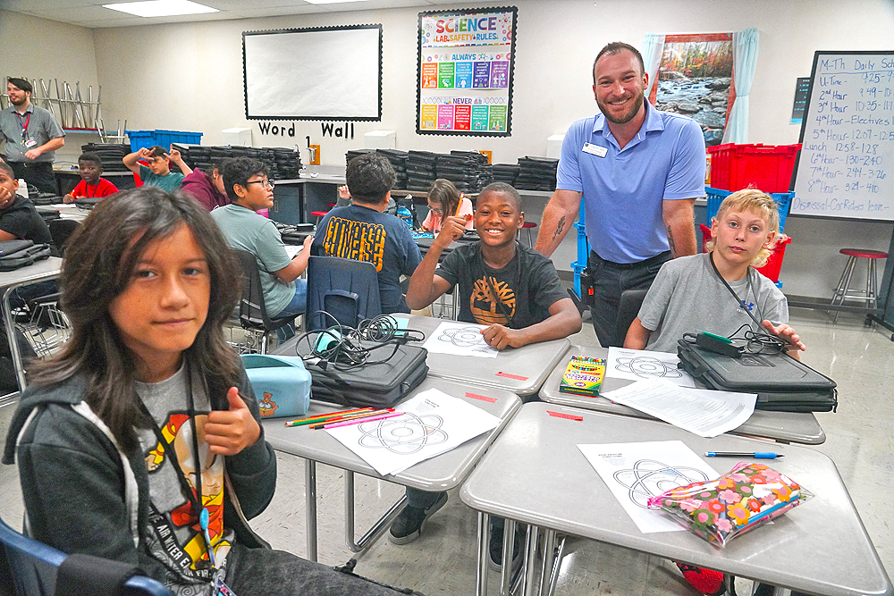 Sixth Graders Learning New Routines At Their New School | Campus Life ...