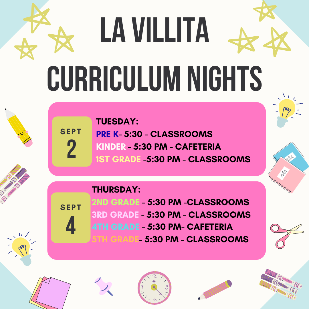 Curriculum Nights 2025 | Post Details Page