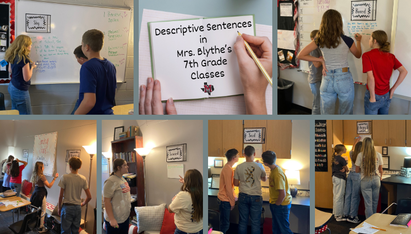 Descriptive Sentence Construction in Mrs. Blythe's 7th Grade Classes ...