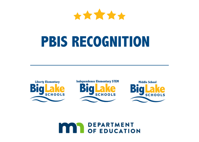 Three Big Lake Schools recognized for Promoting Positive Behavior in ...