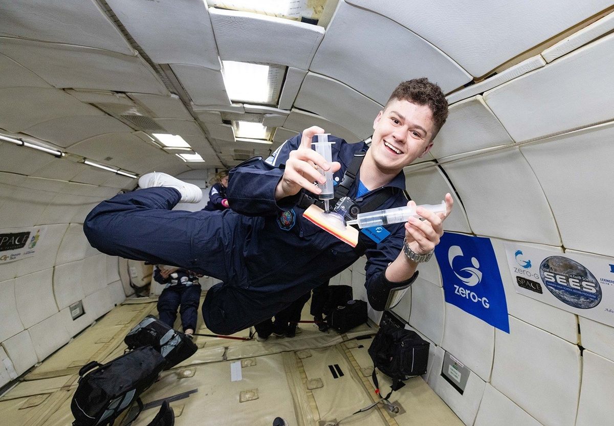 Nathan Scalf ('25) Conducts Aerospace Research in Microgravity | News ...
