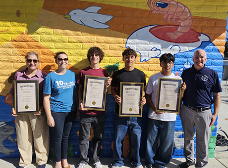 Del Lago Academy Student Mural Unveiled at Washington Park | post