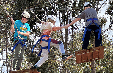 7th Grade Students At UCSD Challenge Course | Post Details - The Grauer ...