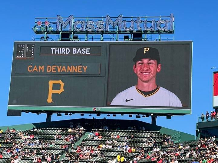 Cam Devanney '15 Makes MLB Debut at Fenway | Central Catholic High ...