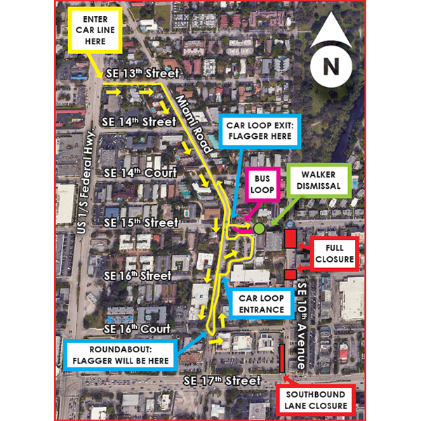 Construction Update! Changes to Car Line for Pick Up / Drop Off ...