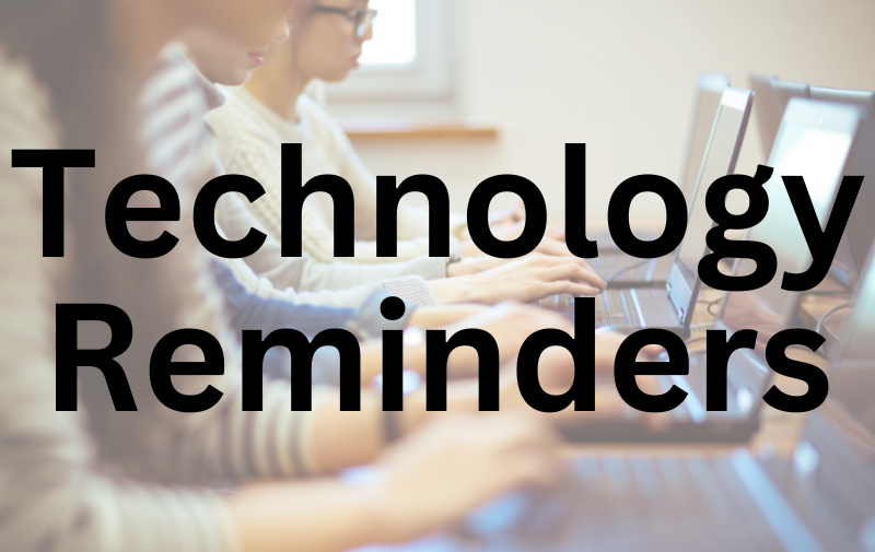 Technology Policy and Chromebook Reminders for Families | News Details
