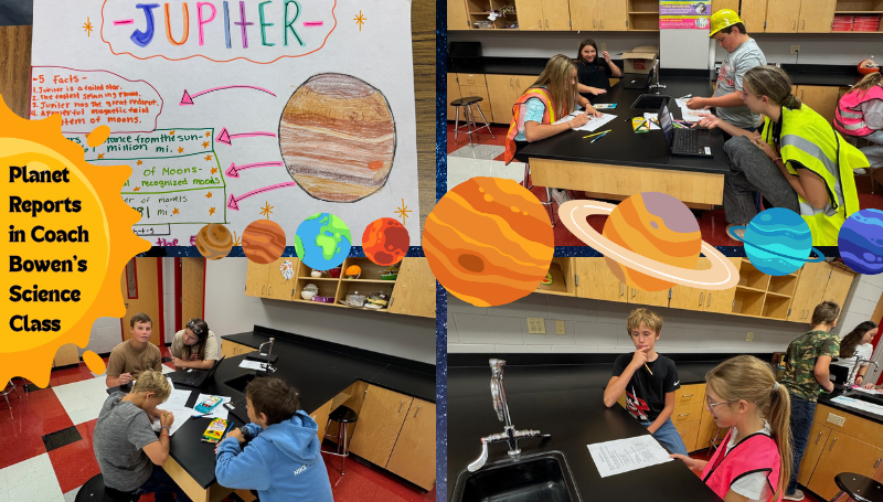 Coach Bowen's 7th Graders Learn about Planets | Post Details
