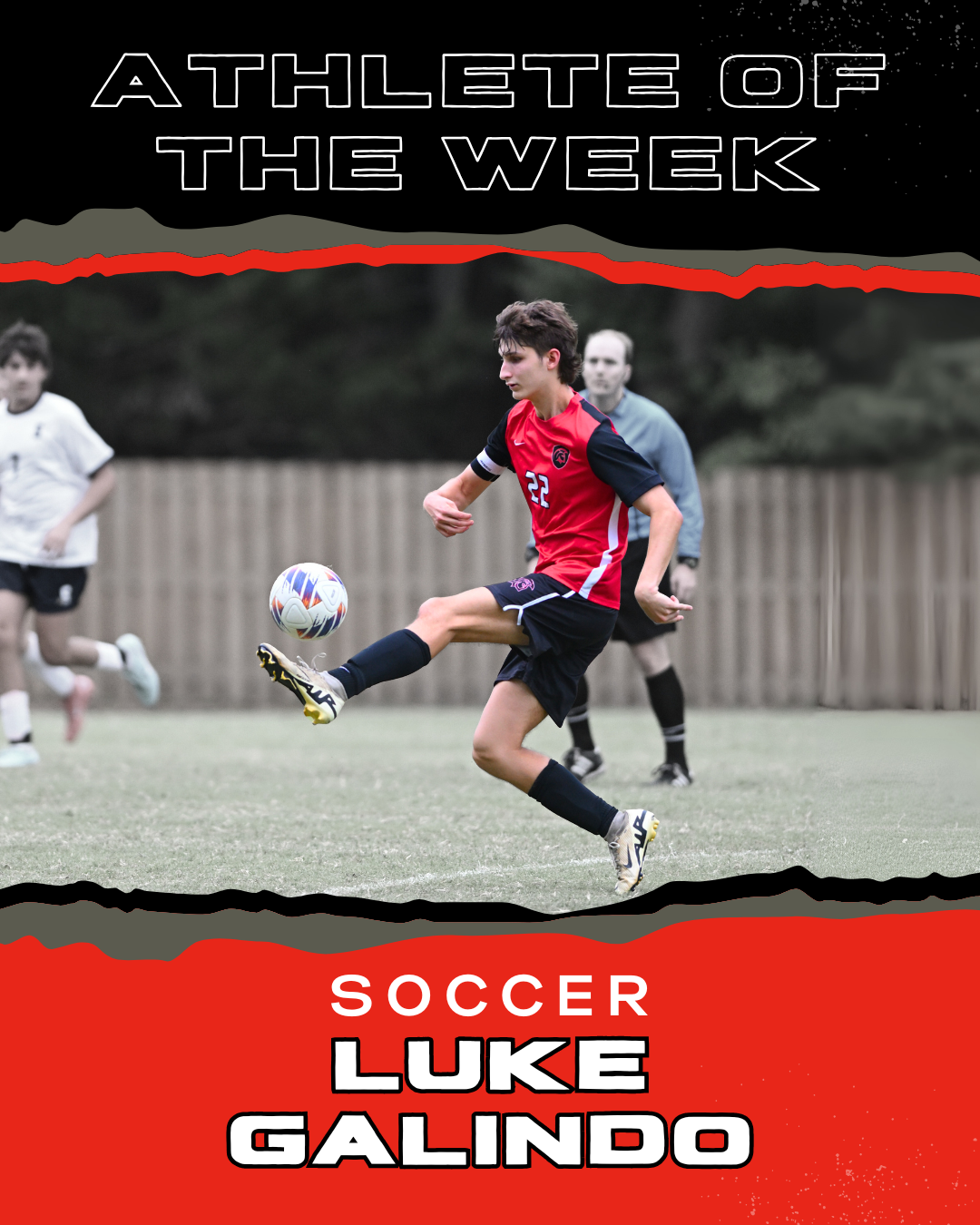 Athlete of the Week 9/14-9/20: Luke Galindo | News Detail Page