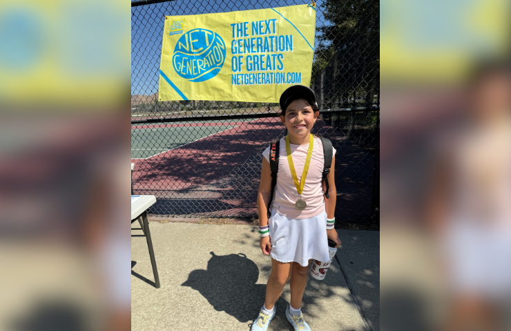 Leksa Lambrechts entered her first USTA junior tennis tournament and ...