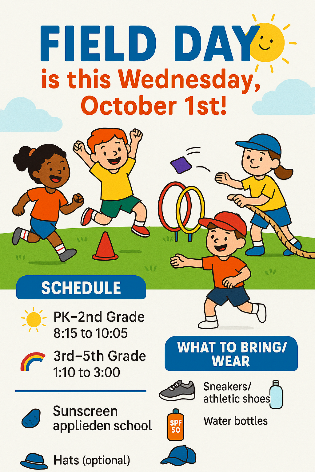 🌟 Field Day Fun is Almost Here! 🌟 | What's Up WPS - Westminster Public ...