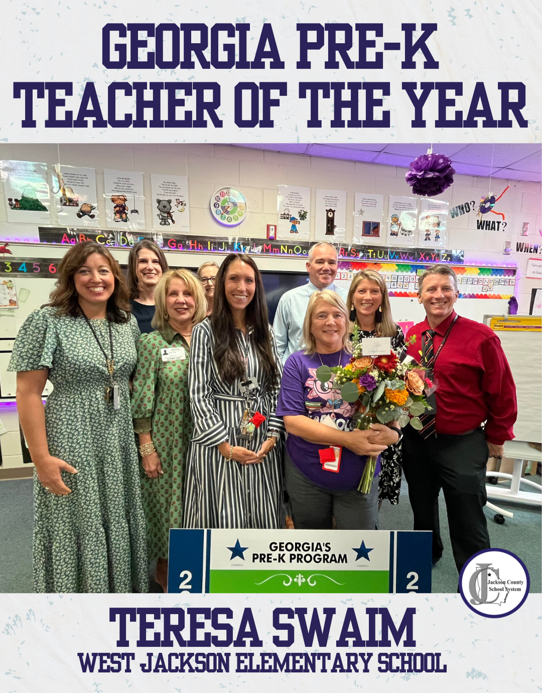 WJES' Swaim Named Georgia Pre-K Teacher of the Year | Post Page