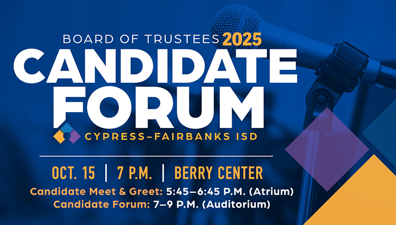 Board of Trustees candidate forum scheduled for Oct. 15 | CFISD News ...