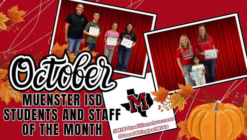 MISD Students and Staff of the Month - October 2025 | Post Details