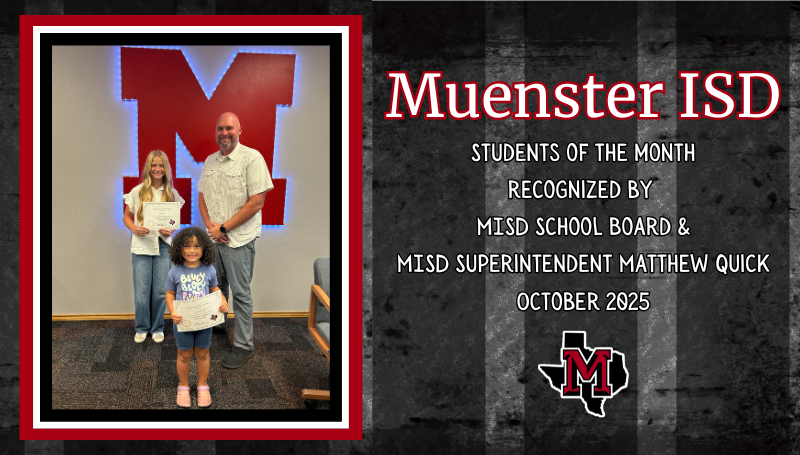MISD School Board & Superintendent Recognize MISD Students of the Month ...