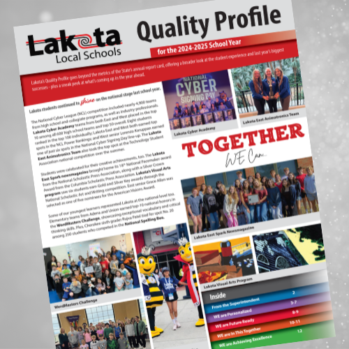 District Releases 2024-2025 Quality Profile | School News Details Page