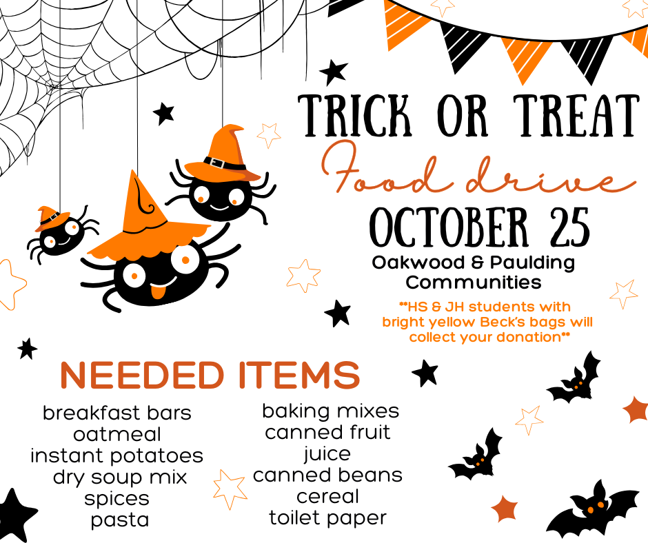 Trick or Treat Food Drive! | Post Detail