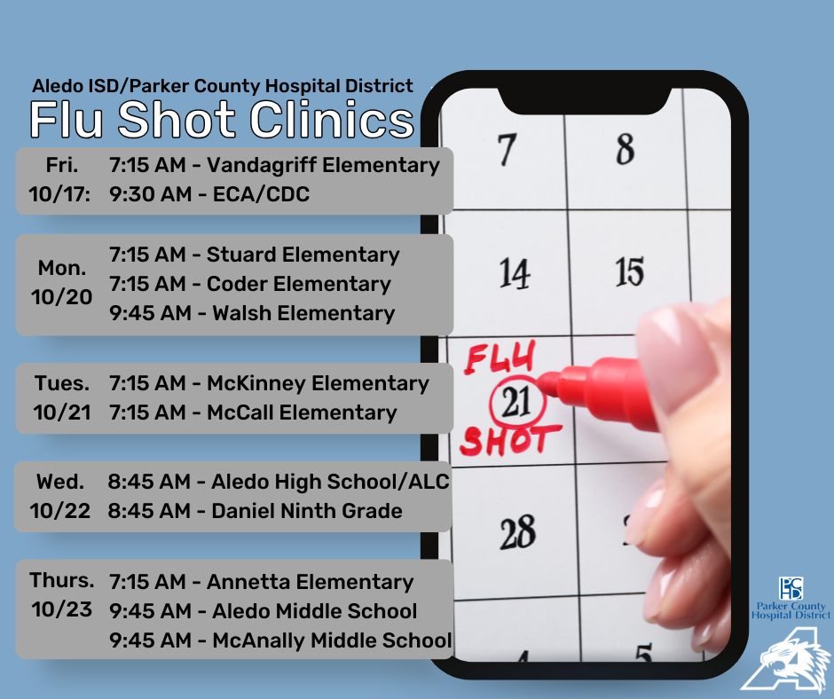 Be Prepared! Get your flu shot this fall! | Aledo Middle School News ...