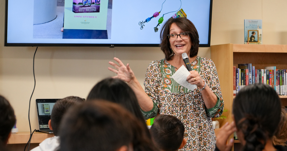 Award-winning Author Meg Medina Visits El Nido Elementary School | Posts